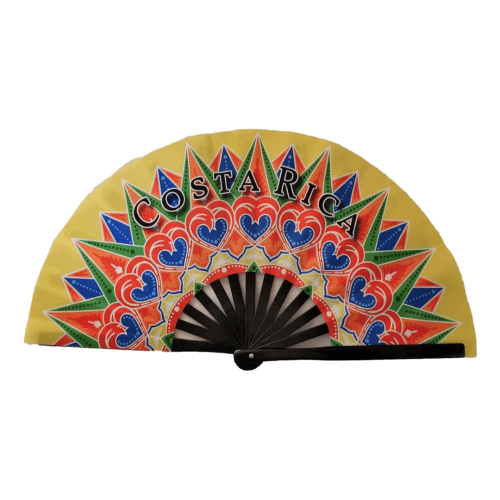 Costa Rica – Yellow - Abanicos Costa Rica